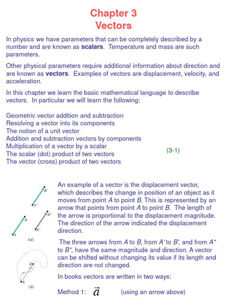 ch03 vetores pdf euclidean vector mathematical physics