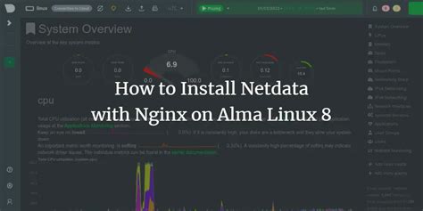 How To Install Netdata With Nginx On Alma Linux 8