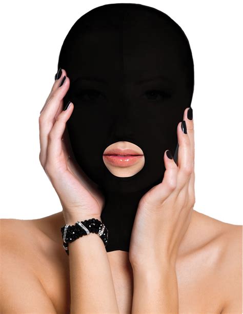 Submission Mask With Mouth Opening Ou035blk 03215 Lovers Lane
