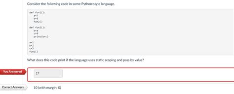 solved i m not understanding static scoping vs dynamic