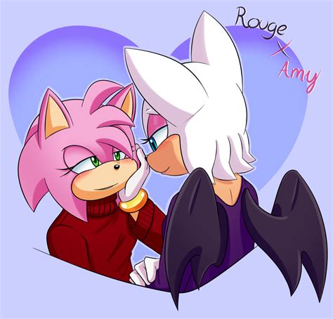 9793 Safe Artistfire For Battle Amy Rose Rouge The Bat Abstract Background Blushing