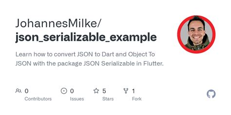 GitHub JohannesMilke Json Serializable Example Learn How To Convert