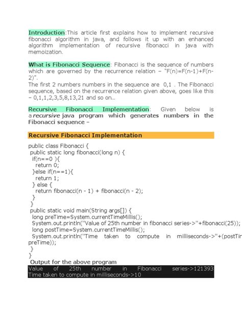 memoization pdf recurrence relation sequence