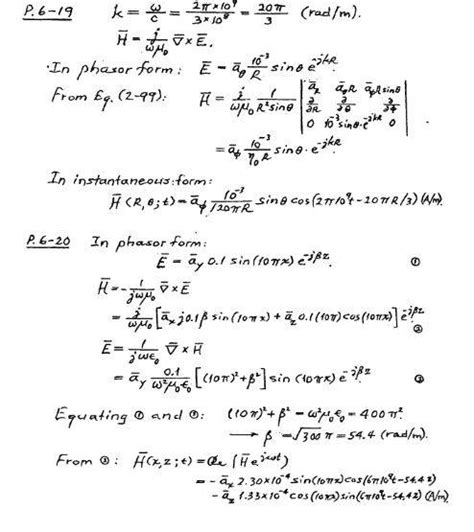 finding maxwell s equation parameters problem