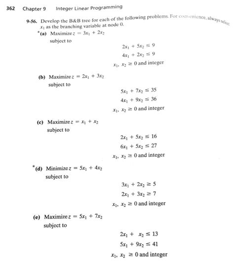 solved use the branch and bound bandb algorithm please