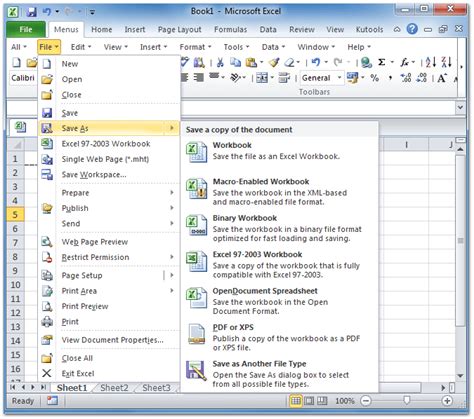 Where Is Save As Command In Excel 2007 2010 2013 2016 2019 And 365