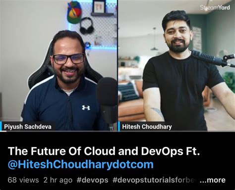 hitesh choudhary on linkedin devops