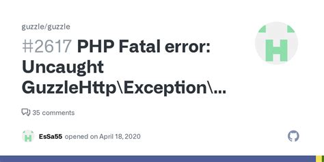 php fatal error uncaught guzzle exception requestexception curl error 2 easy handle