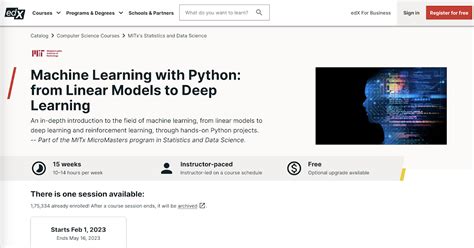 free machine learning with python course by mit