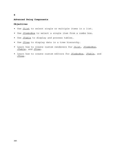 advanced swing components in programming principles project csci 1301 docsity