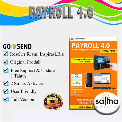 Jual Program Penggajian Karyawan PAYROLL 4 0 Original Shopee Indonesia