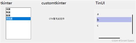 tkinterandcustormtkinterandtinui控件对比 customtkinter ctkcheckbox 多选 csdn博客