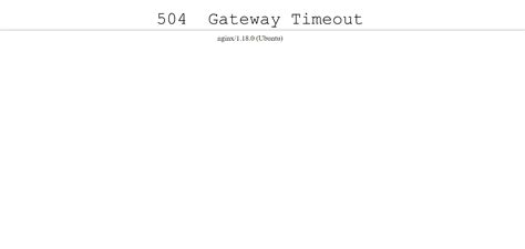 How To Fix 504 Gateway Timeout Error In NGINX Veeble Hosting