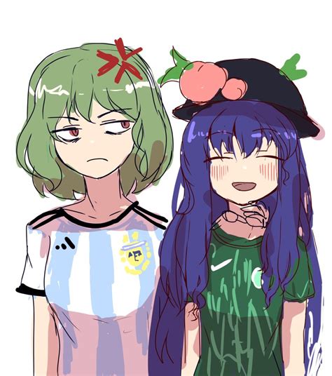 kalejdodatabase hinanawi tenshi kazami yuuka 2022 fifa world cup touhou world cup black
