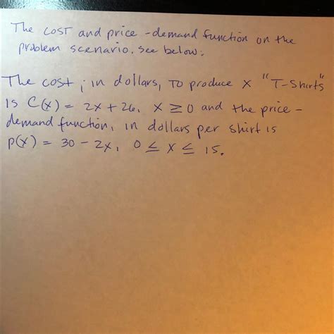 a profit function p x b find the number items which need to sold in order to maximize profit