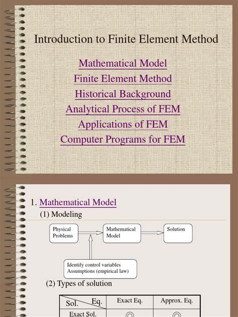 introduction to finite element method pdf finite element method partial differential equation