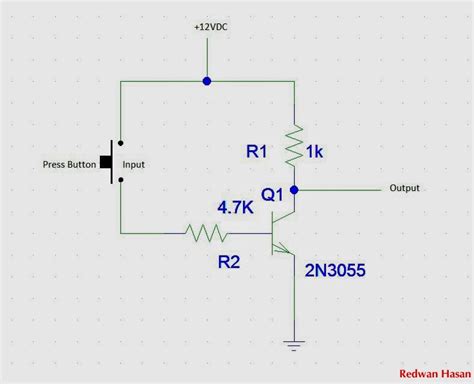 Simple Circuit Diagram Of Not Gate