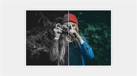 Awesome Image Comparison Slider Using HTML CSS JavaScript