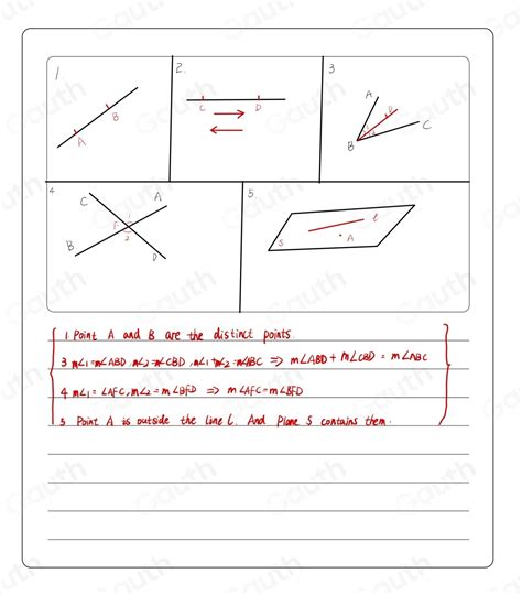 solved aming task 1 draw the following postulates and theorems based on the given conditions