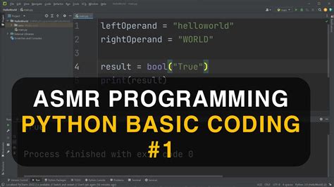 [ asmr programming ] python basic coding 1 no talk 파이썬 기초 코딩 youtube