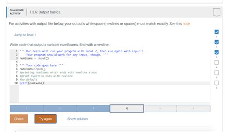 solved challenge activity 1 3 6 output basics for