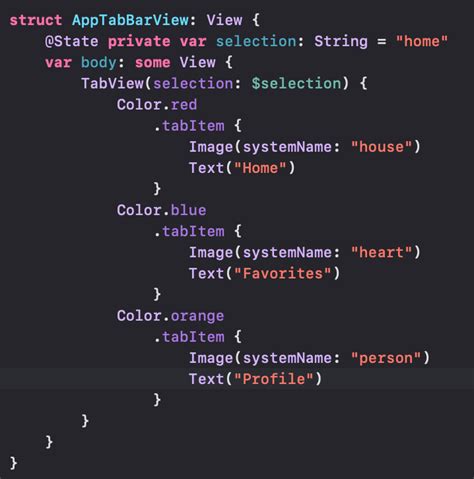 SwiftUI Mater 11 Custom TabView