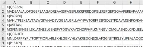 使用python处理fasta文件——将fasta文件转换为csv文件 fasta文件怎么转化为表格 csdn博客
