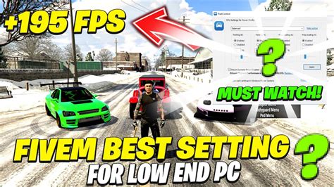 How To Increase FPS In FiveM On LOW END PC Fix Lagging Stutters