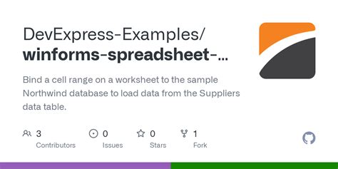 GitHub DevExpress Examples How To Bind A Spreadsheet To An Ms Sql