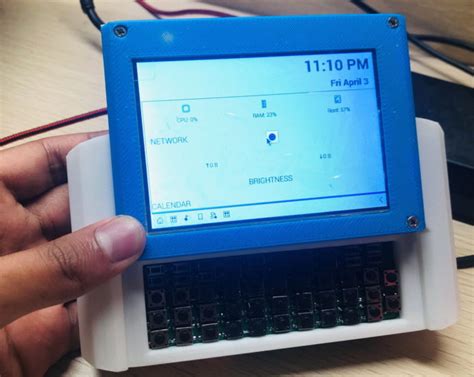 raspberry pi turn the popular single board computer into a handheld computer with a slide out