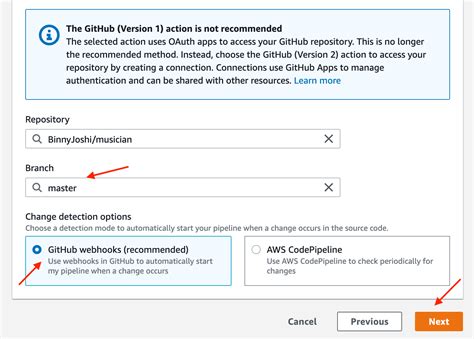 deploying a nodejs application from github to aws elastic beanstalk and creating a ci cd aws