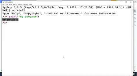 Development Tools In Python And Idle Interactive Shell Editor Youtube