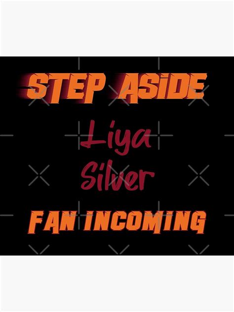 Liya Silver Step Aside Incoming Fan Photographic Print For Sale By 2girls1shirt Redbubble