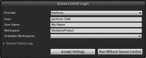 Source Control Unreal Engine 4 27 Documentation