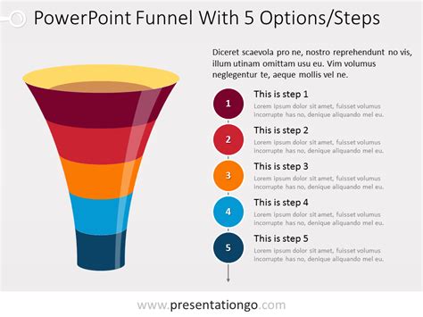 5 Level Funnel Diagram For Powerpoint Presentationgo NBKomputer