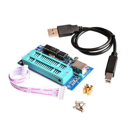 5set pic k150 icsp programmer usb automatic programming develop microcontroller usb icsp cable