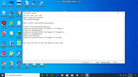 how to get area of triangle using java language 2020 tutorial latest youtube