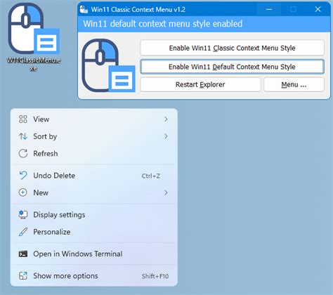 Windows 11 Classic Context Menu V1 2