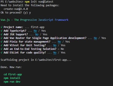 Installation Of Vuejs Using Vite Vue Tutorials Vaidikalaya