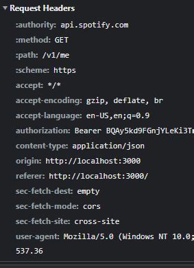 Javascript Spotify API Fetch 401 And 400 Error Only Valid Bearer