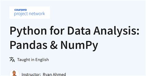python for data analysis pandas and numpy ~ computer languages clcoding
