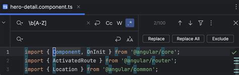 find and replace text using regular expressions webstorm documentation