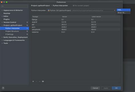 Unresolved References Error Django In PyCharm And IntelliJ