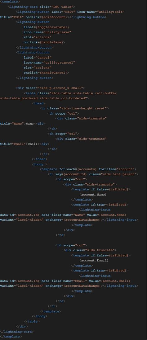 LWC To Create A Custom Editable Datatable
