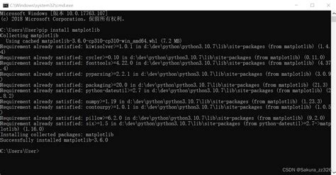 python中安装matplotlib包的方法 matplotlib安装 csdn博客