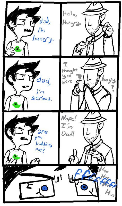 Mspa Booru 2011 Comic Dad Highlight Color John Egbert Pixel Private Source Pungoeshere