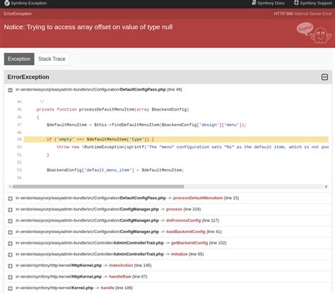 trying to access array offset on value of type null with php 7 4 · issue 2997 · easycorp
