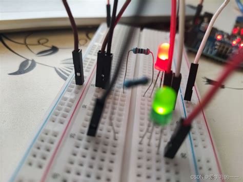 arduino学习篇记录2 1——面包板点亮发光二极管