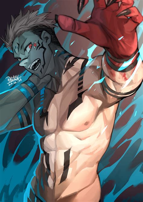 Itadori Yuuji And Ryoumen Sukuna Jujutsu Kaisen Drawn By Nao Syn Eaa