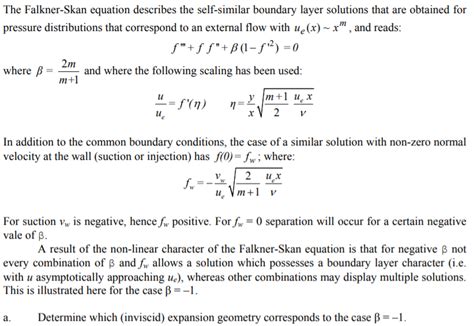 the falkner skan equation describes the